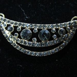 Jewelry | Necklace With Grey Rhinestones | Poshmark